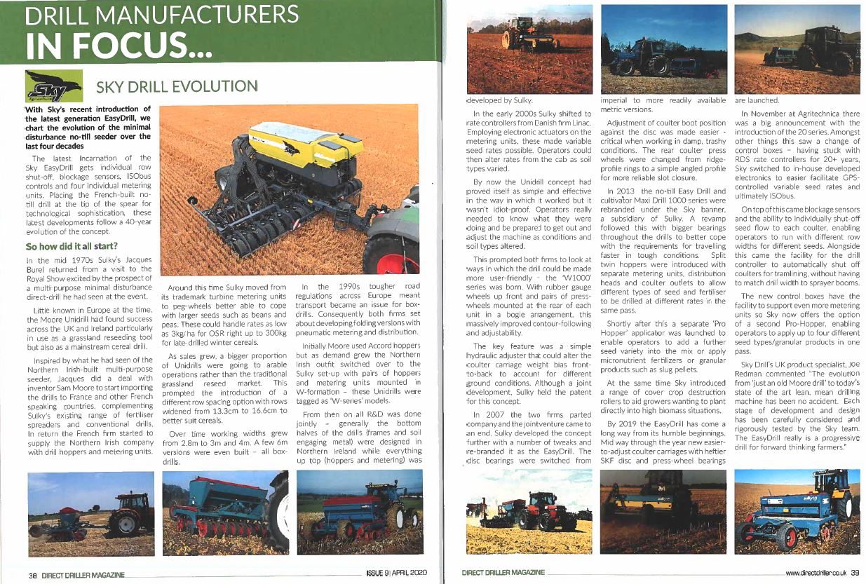 Evolution of Sky's EasyDrill | Opico the Company